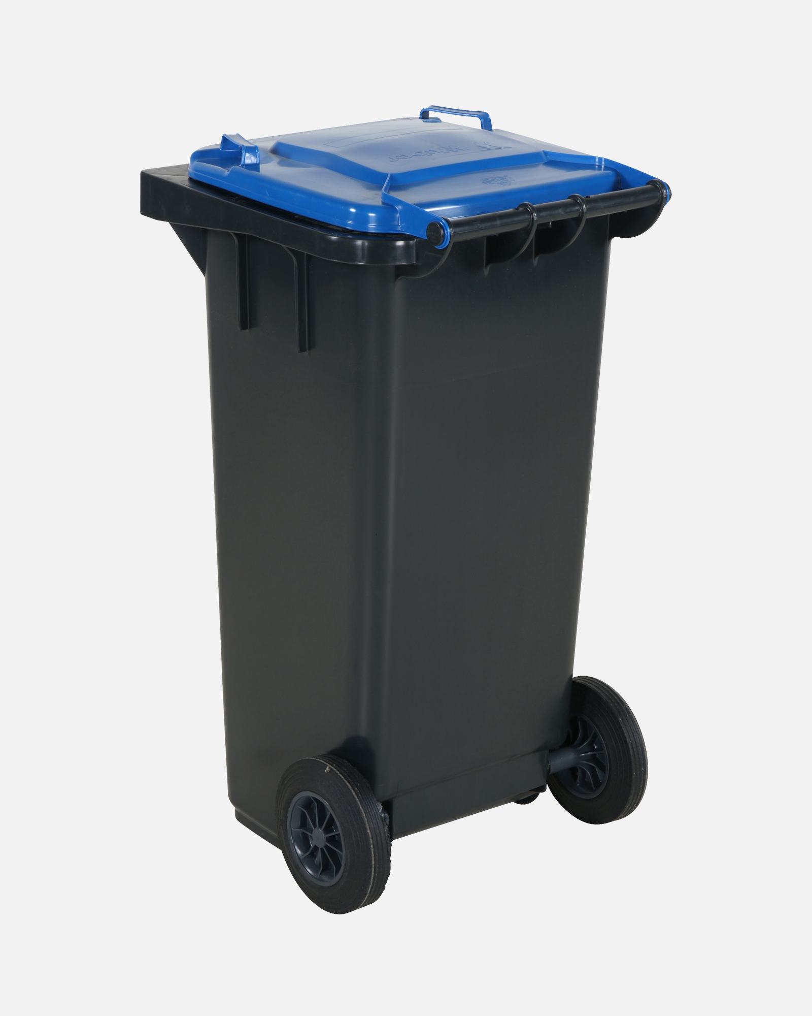 Refuse bin 120 L blue lid