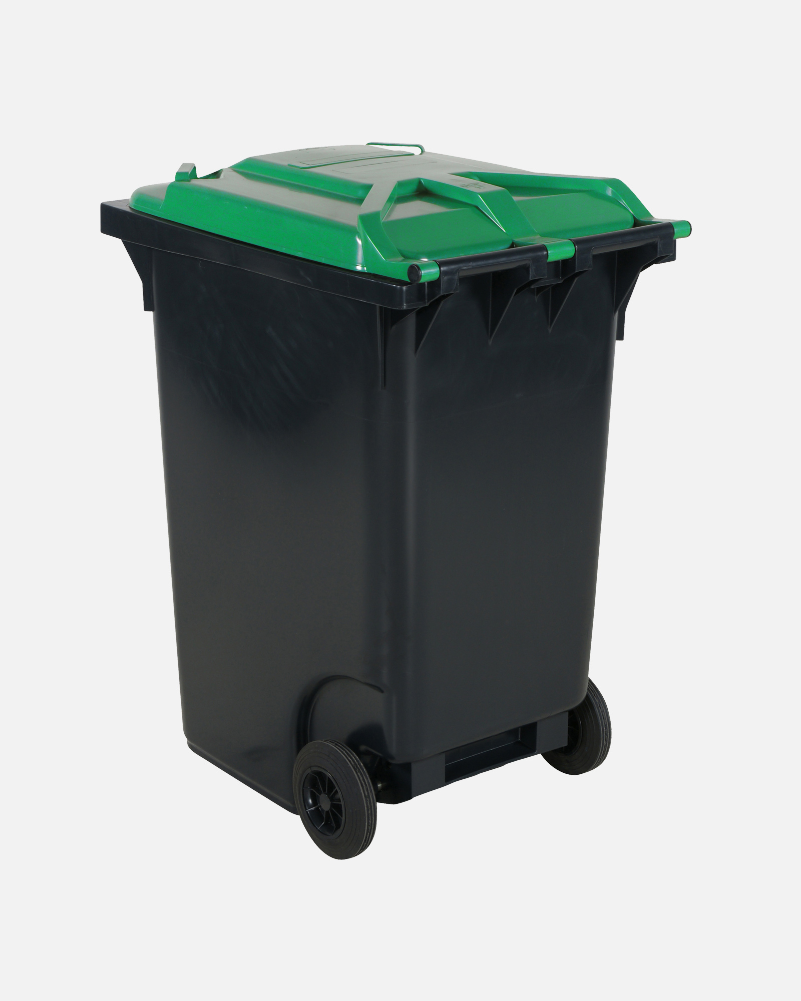 Refuse bin 360 L green lid